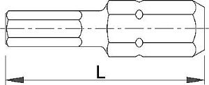 Unior Nastavak imbus, set od 3 kom - 6489C8 3x30mm | iAlati